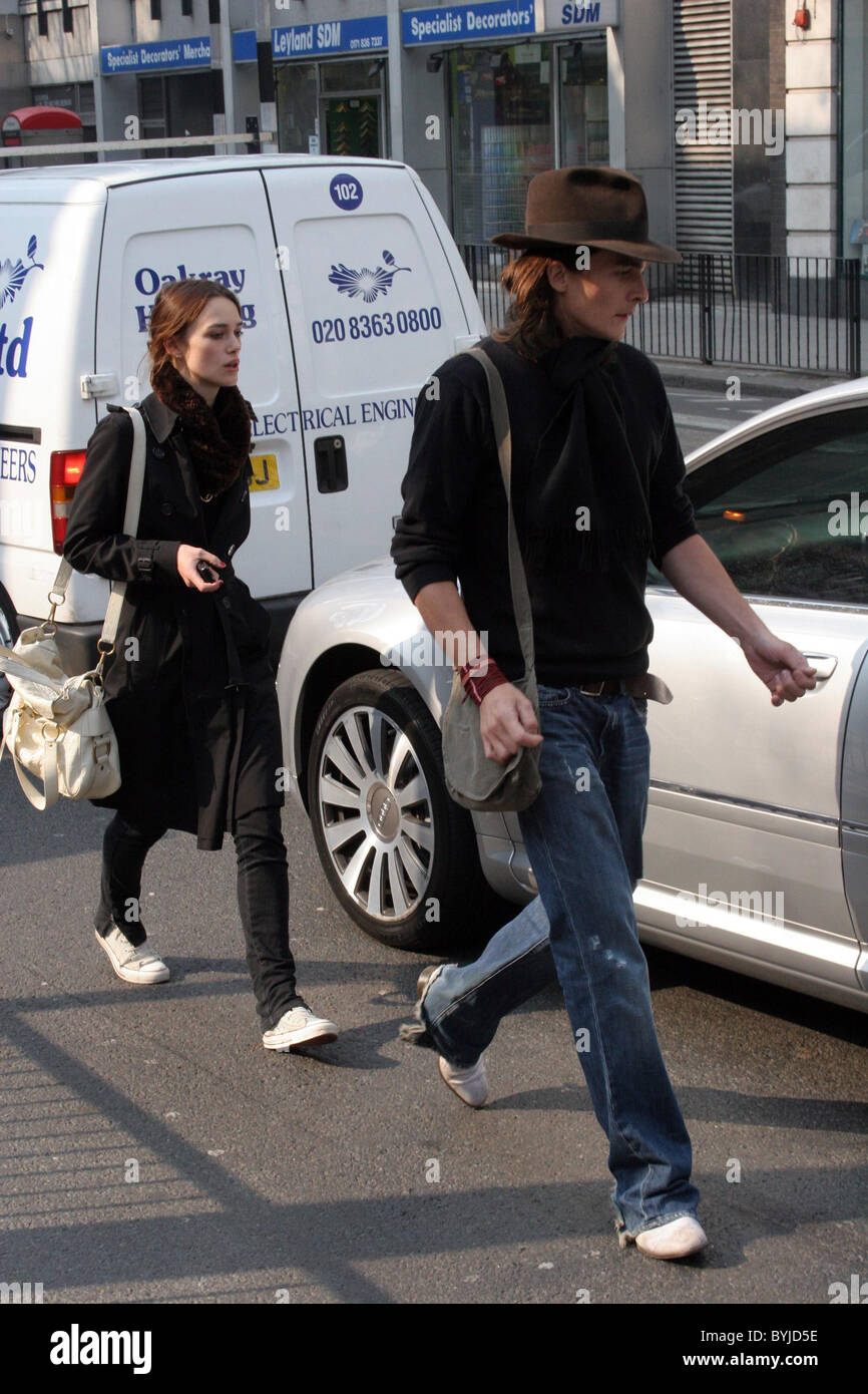 Keira Knightley and boyfriend Rupert Friend out and about London ...