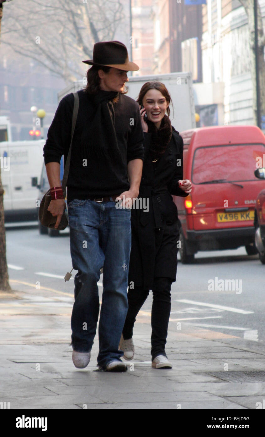 Keira Knightley and boyfriend Rupert Friend out and about London ...