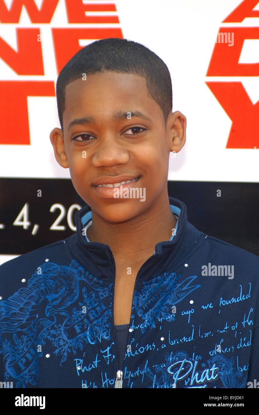 Tyler James Williams Los Angeles premiere of 'Are We Done Yet?' held at ...