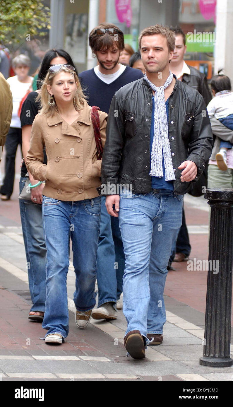 Jennifer Platt and Rupert Hill out shopping ahead of the TV Now Awards ...