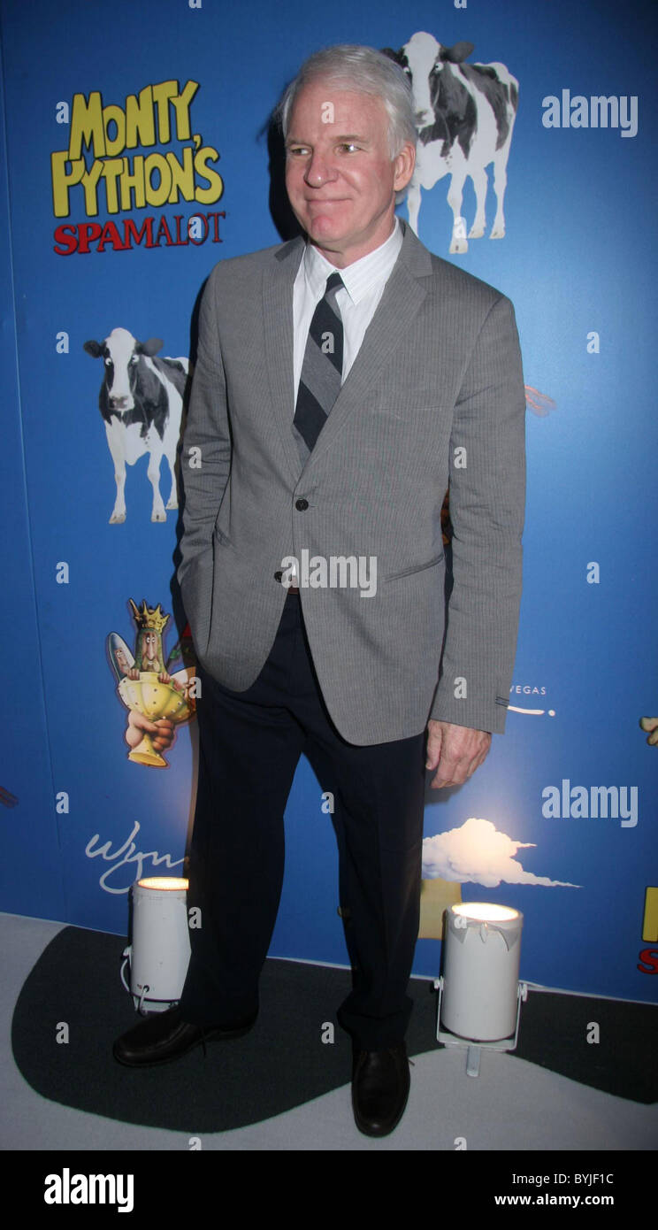Steve Martin Monty Python's "Spamalot" Opens At the Wynn Las Vegas Holy ...