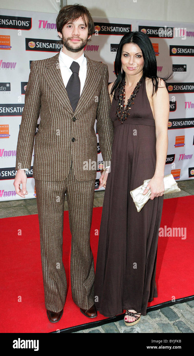 Adam Hackett and Alison King The Walkers Sensations TV Now Awards held at Mansion House Dublin ...