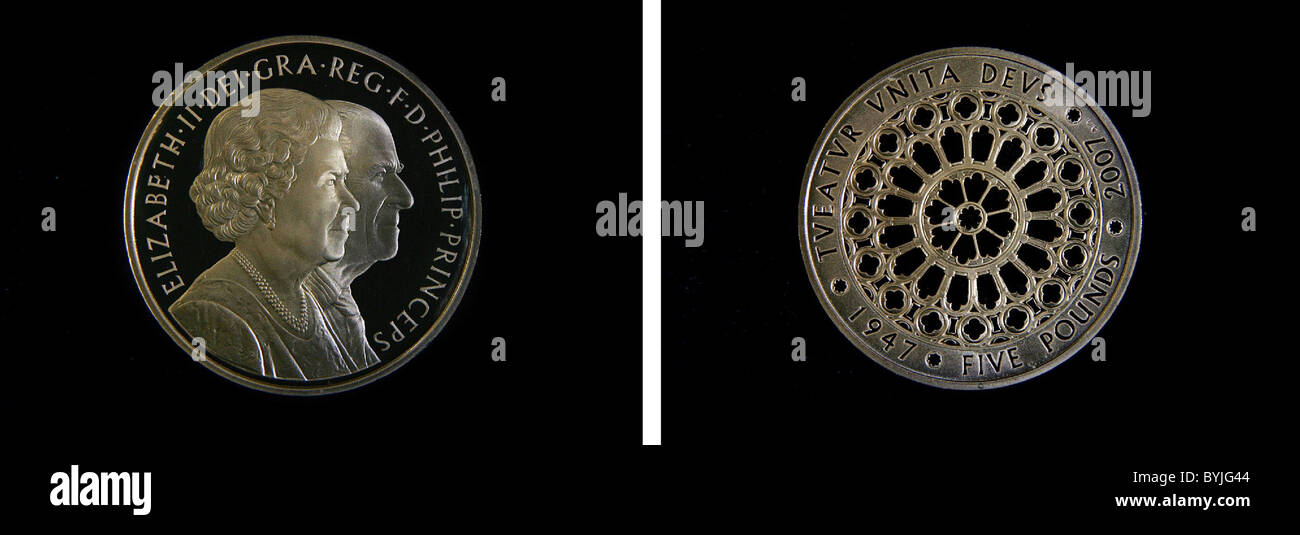 ROYAL COIN FOR DIAMOND WEDDING ANNIVERSARY: Britain's Royal Mint has ...