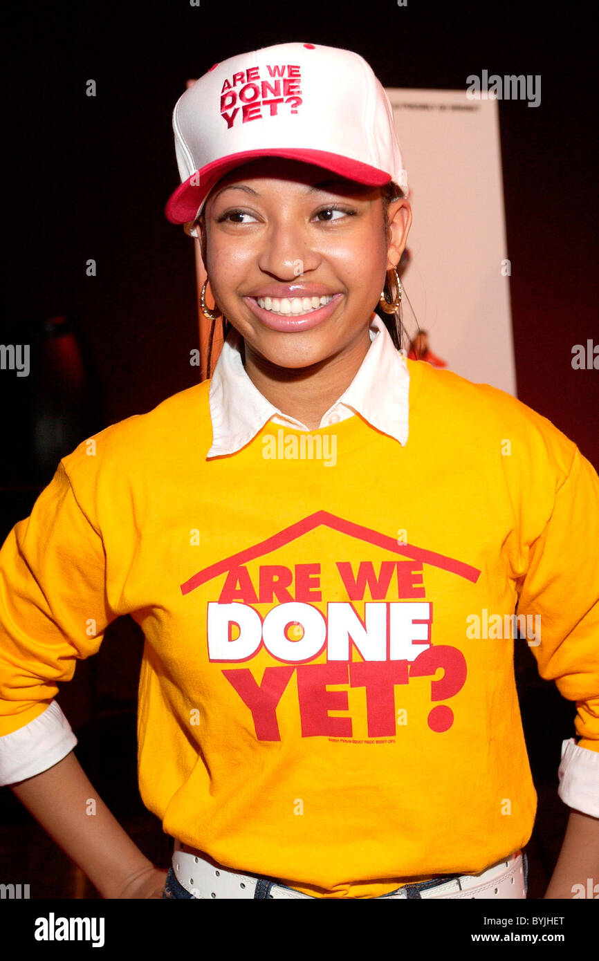 Aeisha Allen Photocall for the new film 'Are We There Yet?' at the ...