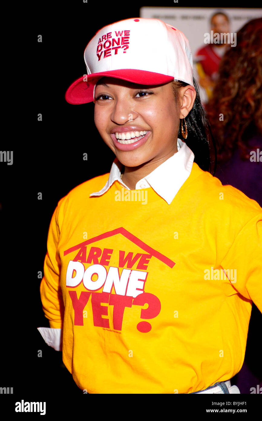 Aeisha Allen Photocall for the new film 'Are We There Yet?' at the ...