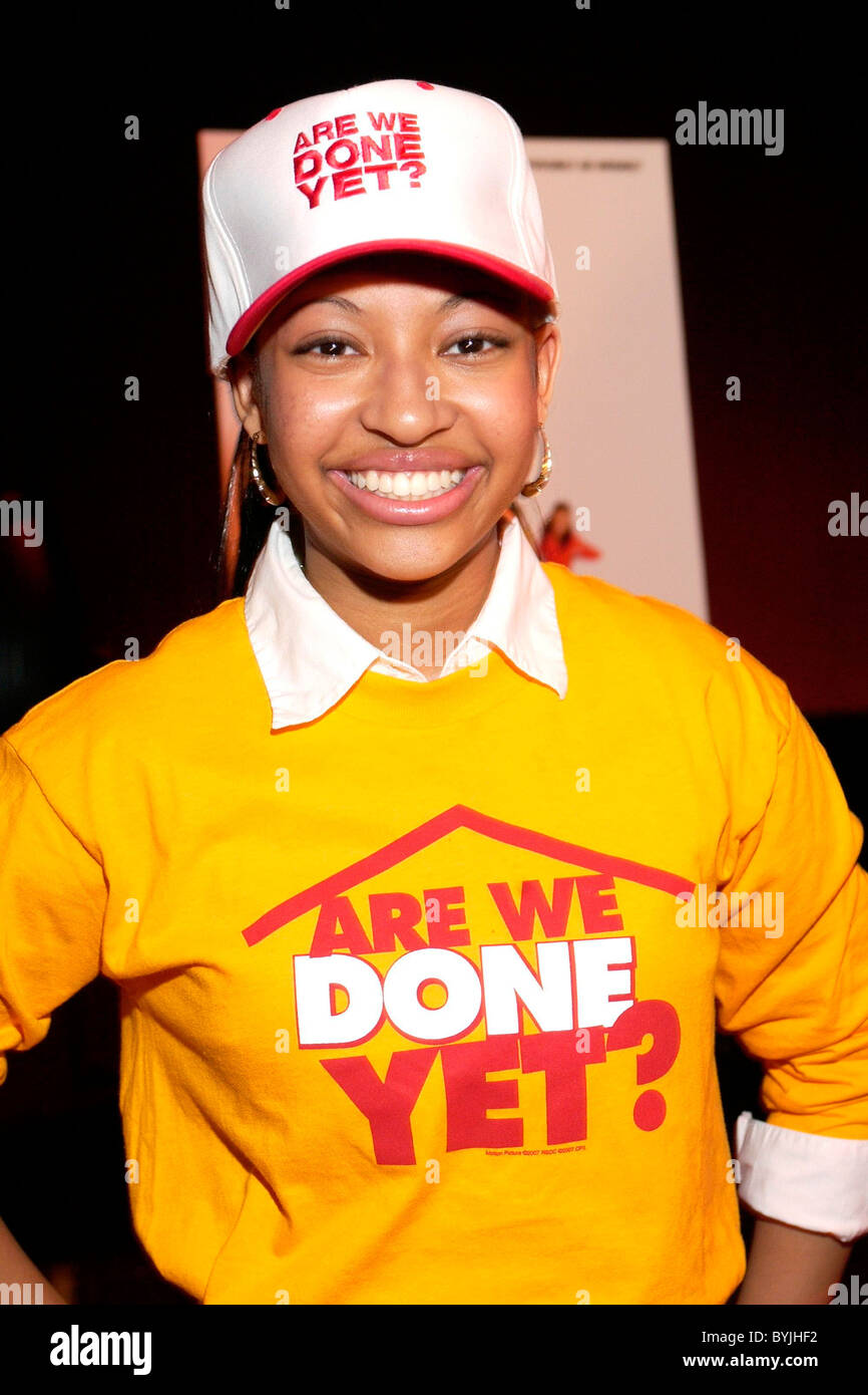 Aeisha Allen Photocall for the new film 'Are We There Yet?' at the ...