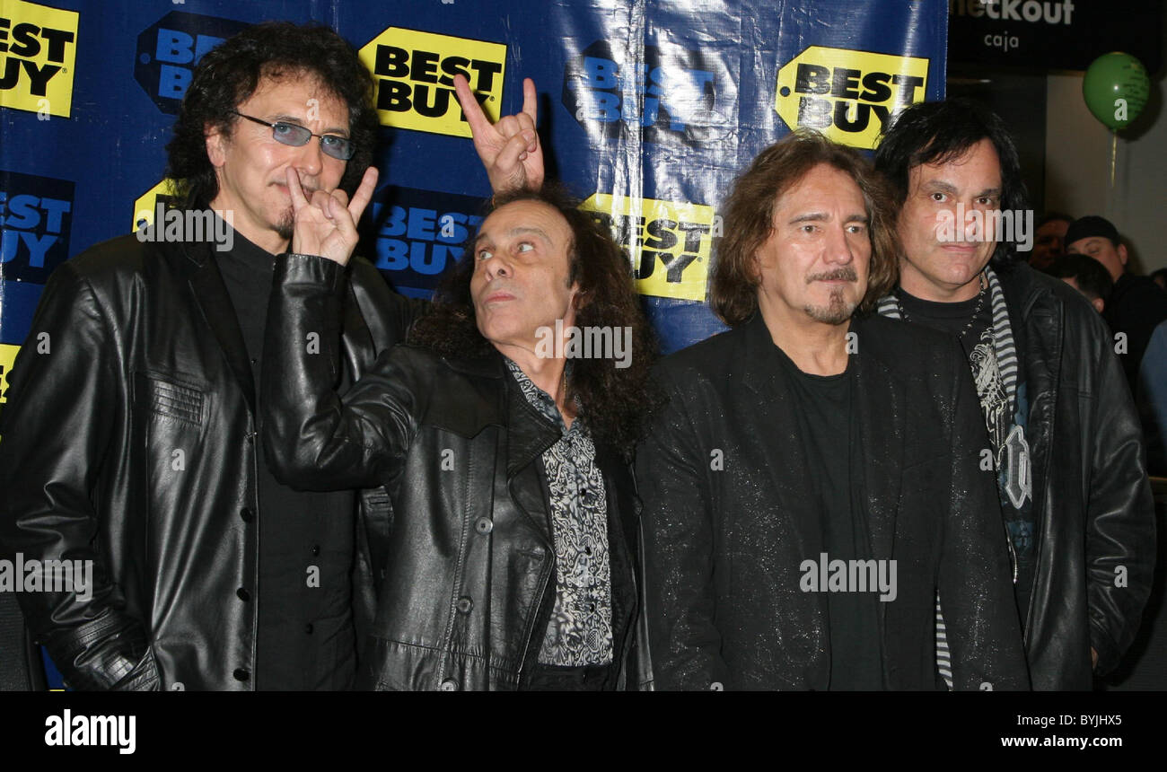 Tony Lommi, Ronnie James Dio, Geezer Butler, and Vinny Appice Black ...