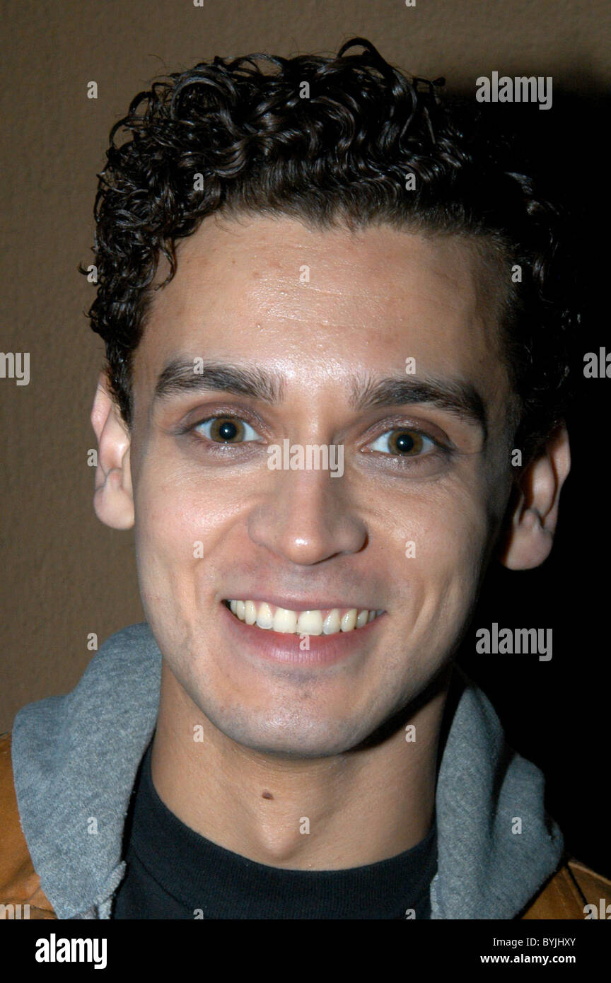Michael Longoria leaving the August Wilson Theatre after performing in ...