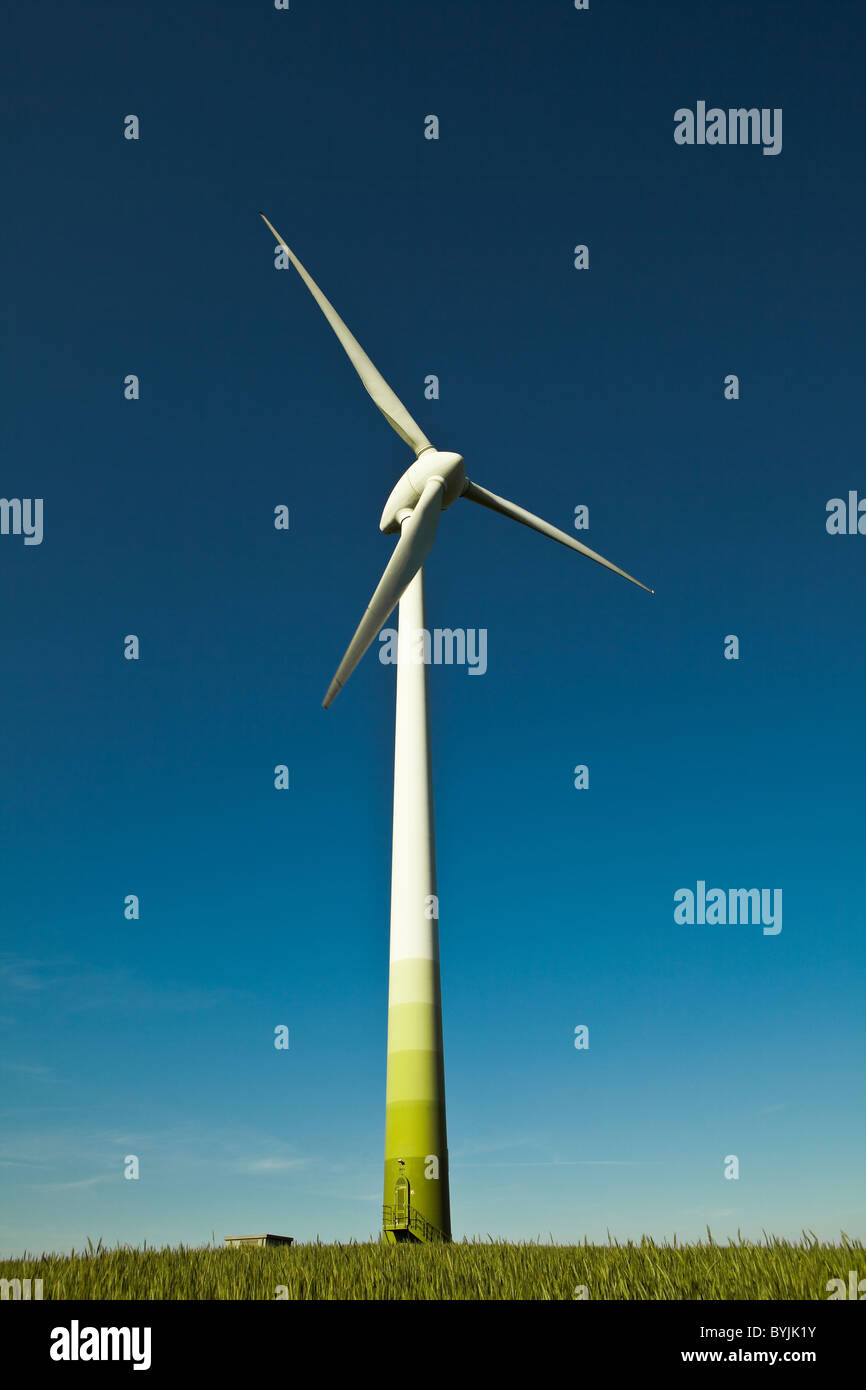 Wind Turbine - alternative and green energy source Stock Photo - Alamy