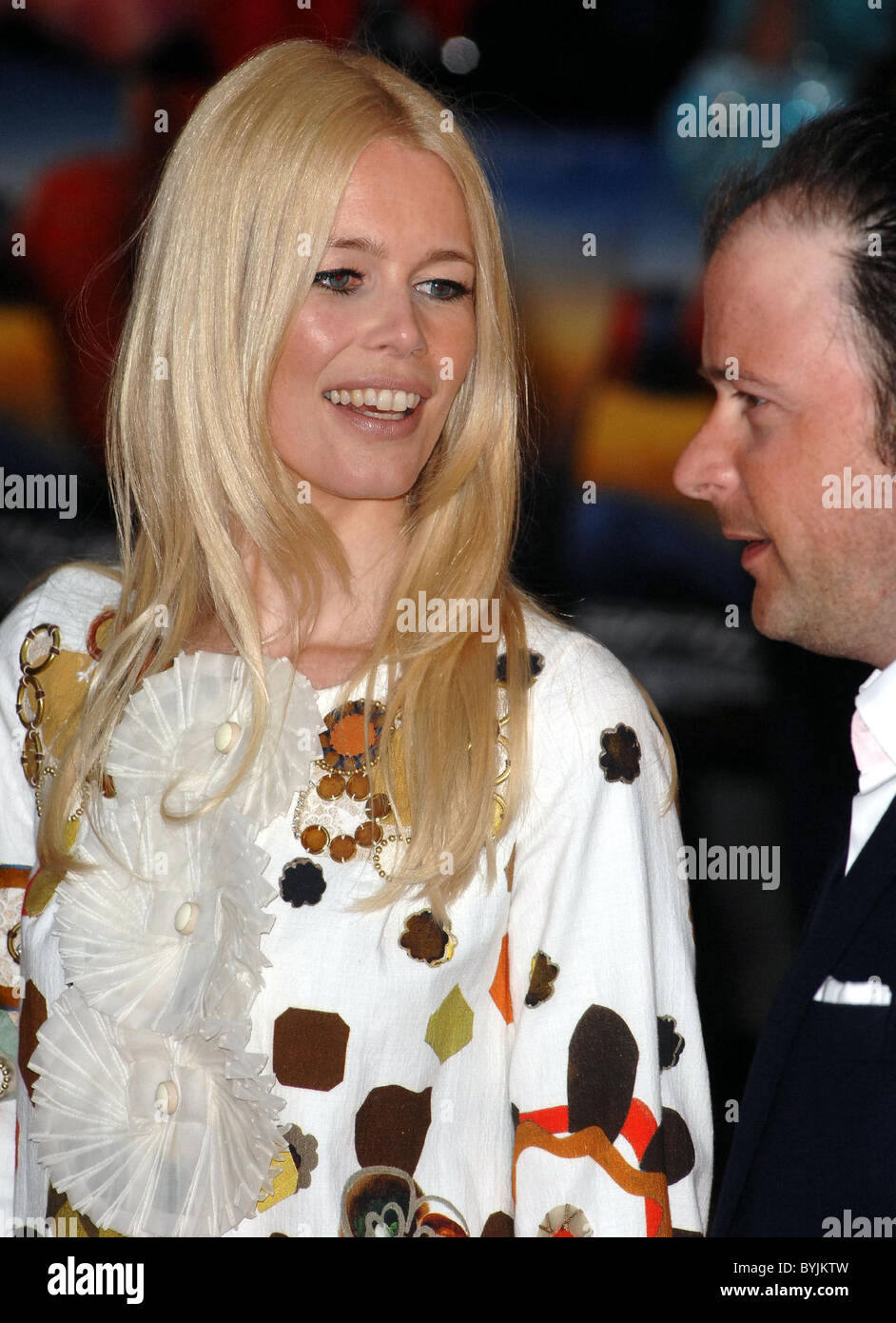 Claudia Schiffer and Matthew Vaughn Spider-Man 3 premiere held at the ...