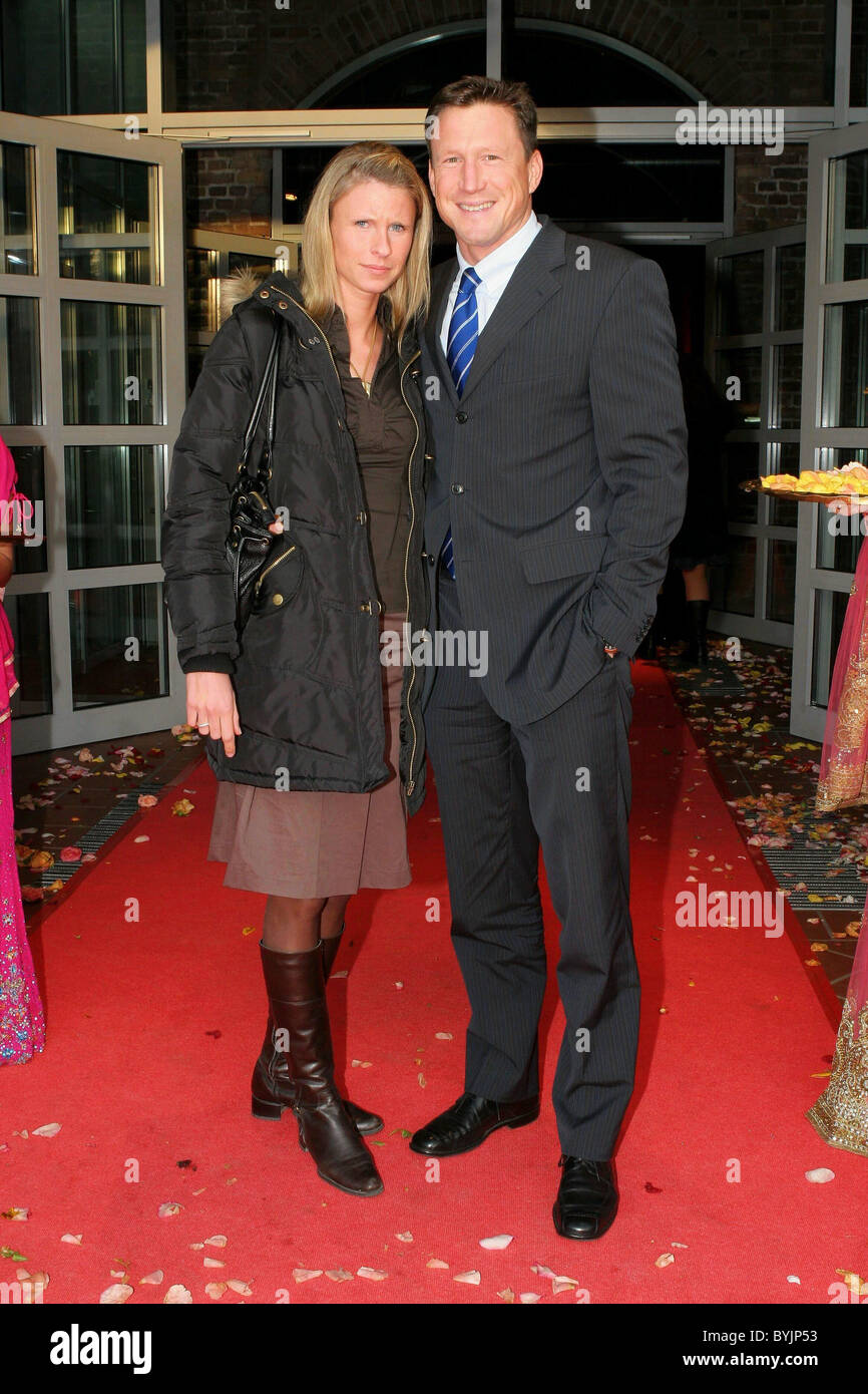 Christian Keller and fiancee Annika Wasmuth Premiere "Bollywood - The ...