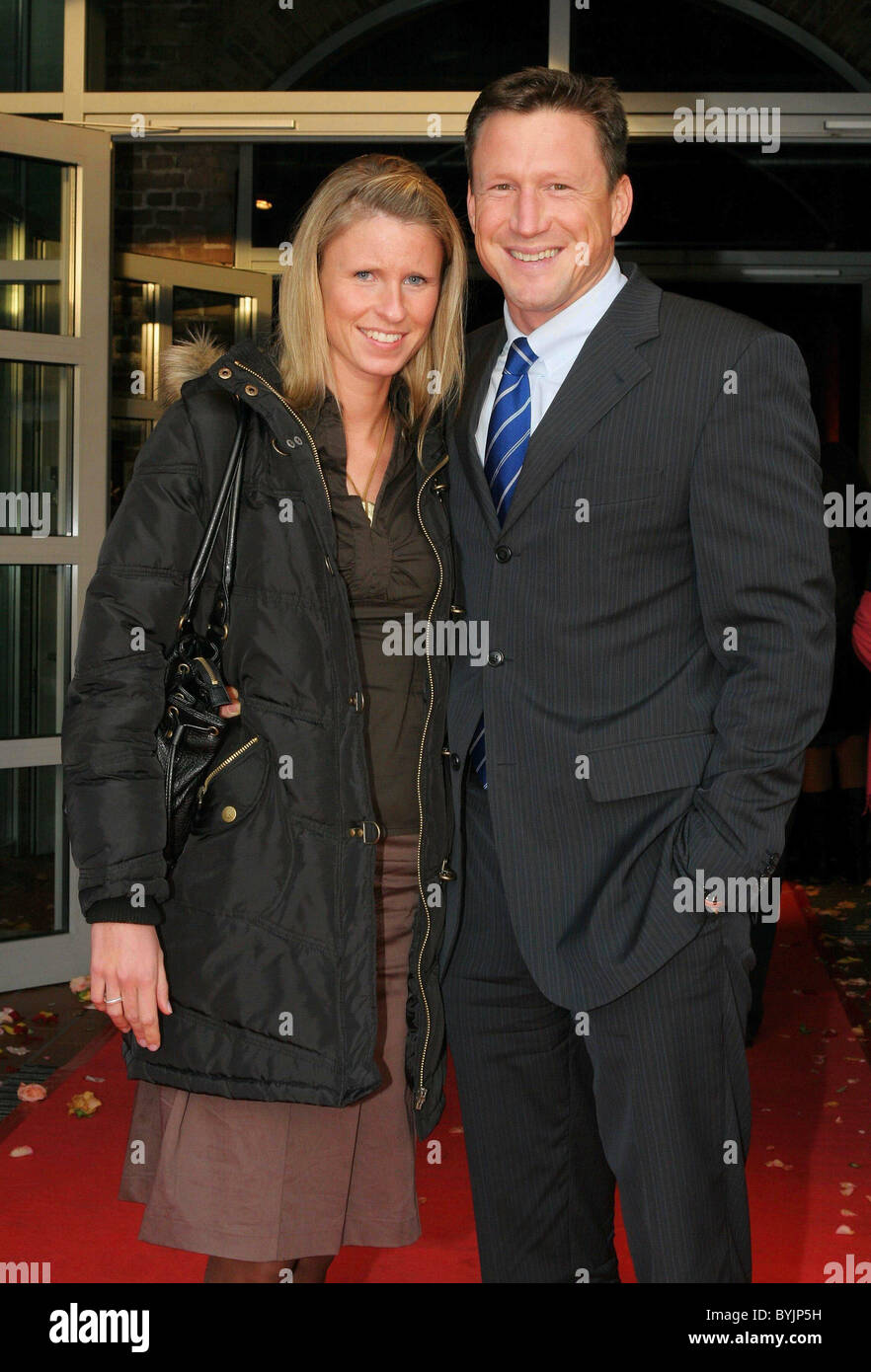 Christian Keller and fiancee Annika Wasmuth Premiere "Bollywood - The ...