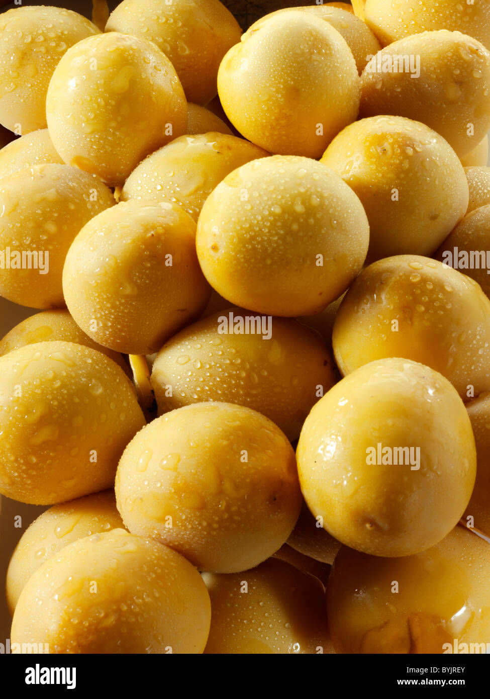 Whole fresh picked palm dates close up Stock Photo - Alamy