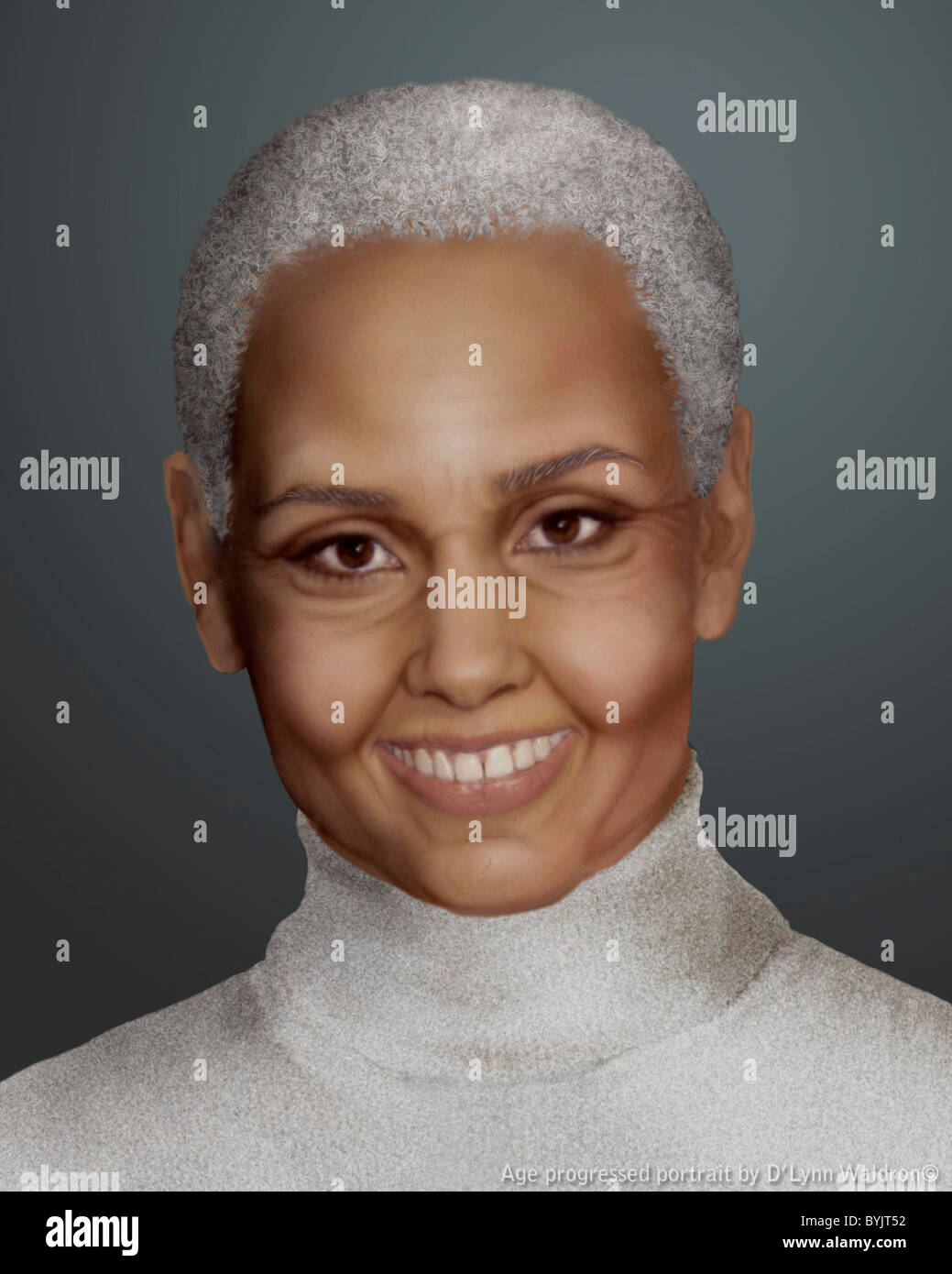 Age progressed portrait of Alicia Keys USA - May 2007 Stock Photo - Alamy