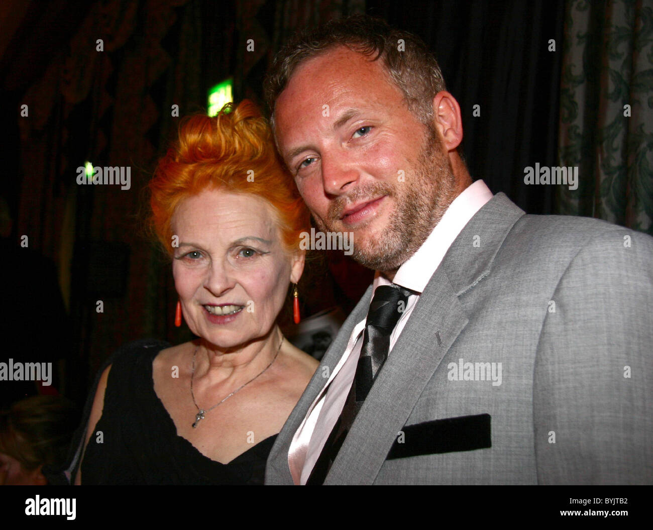 Vivienne Westwood and guest Fifi Perfume Awards at the Dorchester Hotel ...