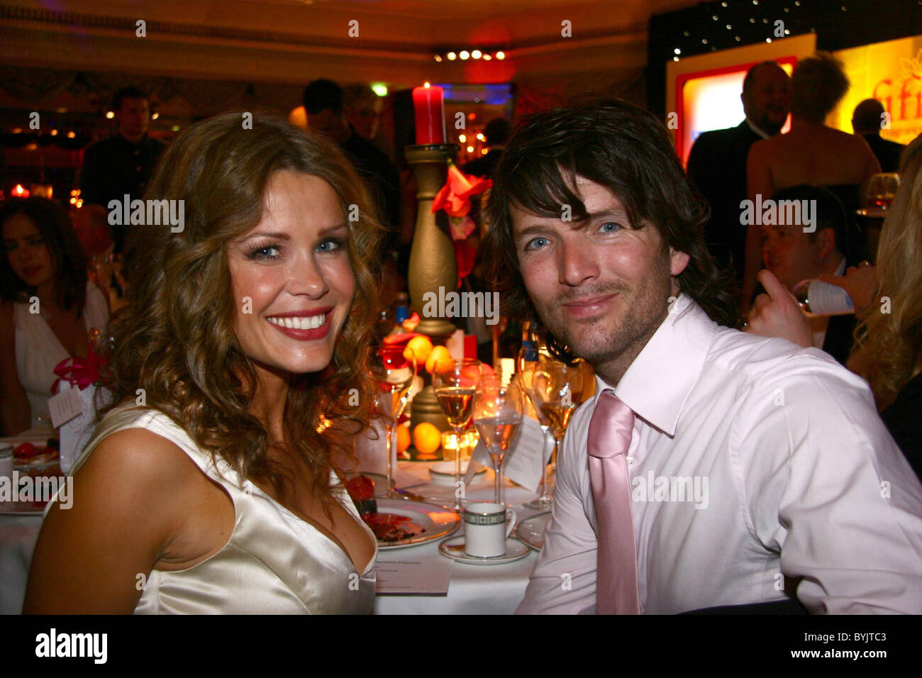 Melinda Messenger and husband Wayne Roberts Fifi Perfume Awards at the ...