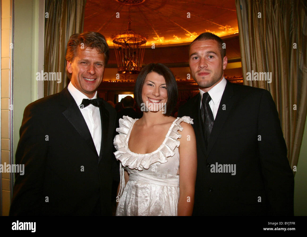 Andrew Castle, Paul Robinson and guest Fifi Perfume Awards at the ...