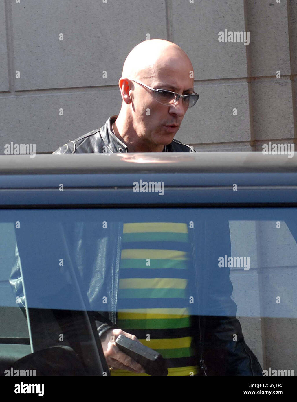 Richard Fairbrass of Right Said Fred outside a hotel Dublin, Ireland ...