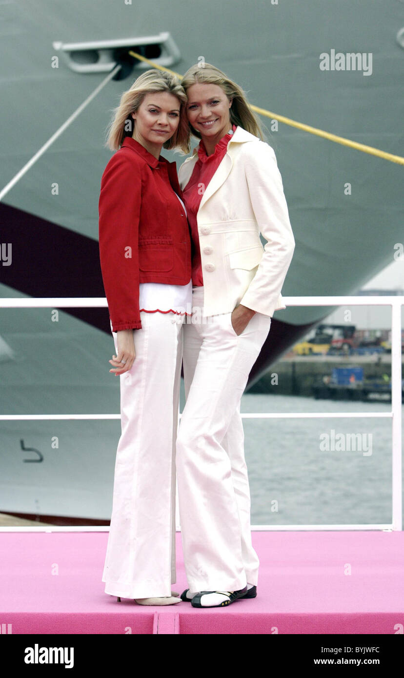 Jemma Kidd and Jodie Kidd attending the naming and launch of Ocean ...