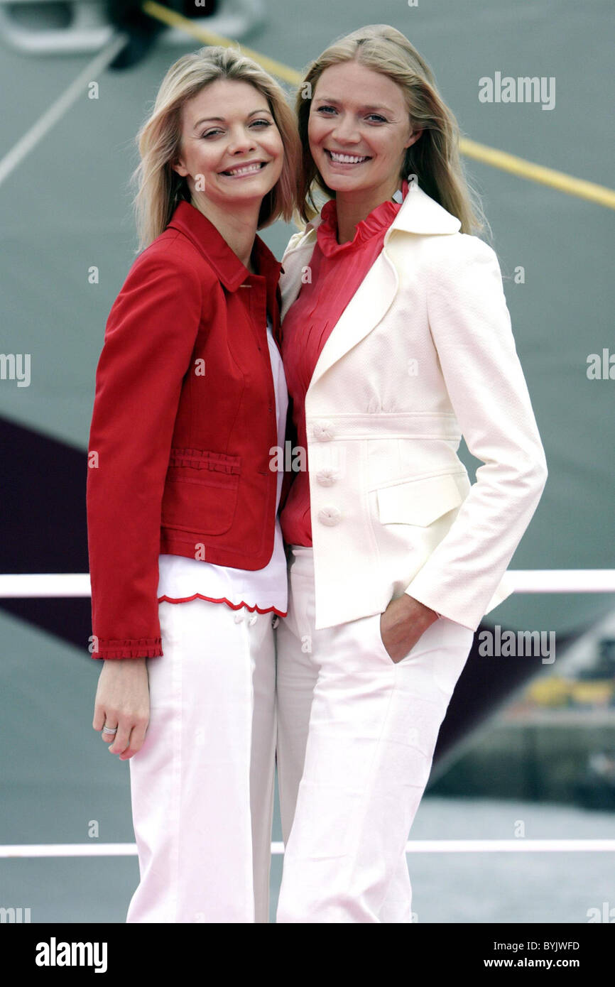 Jemma Kidd and Jodie Kidd attending the naming and launch of Ocean ...