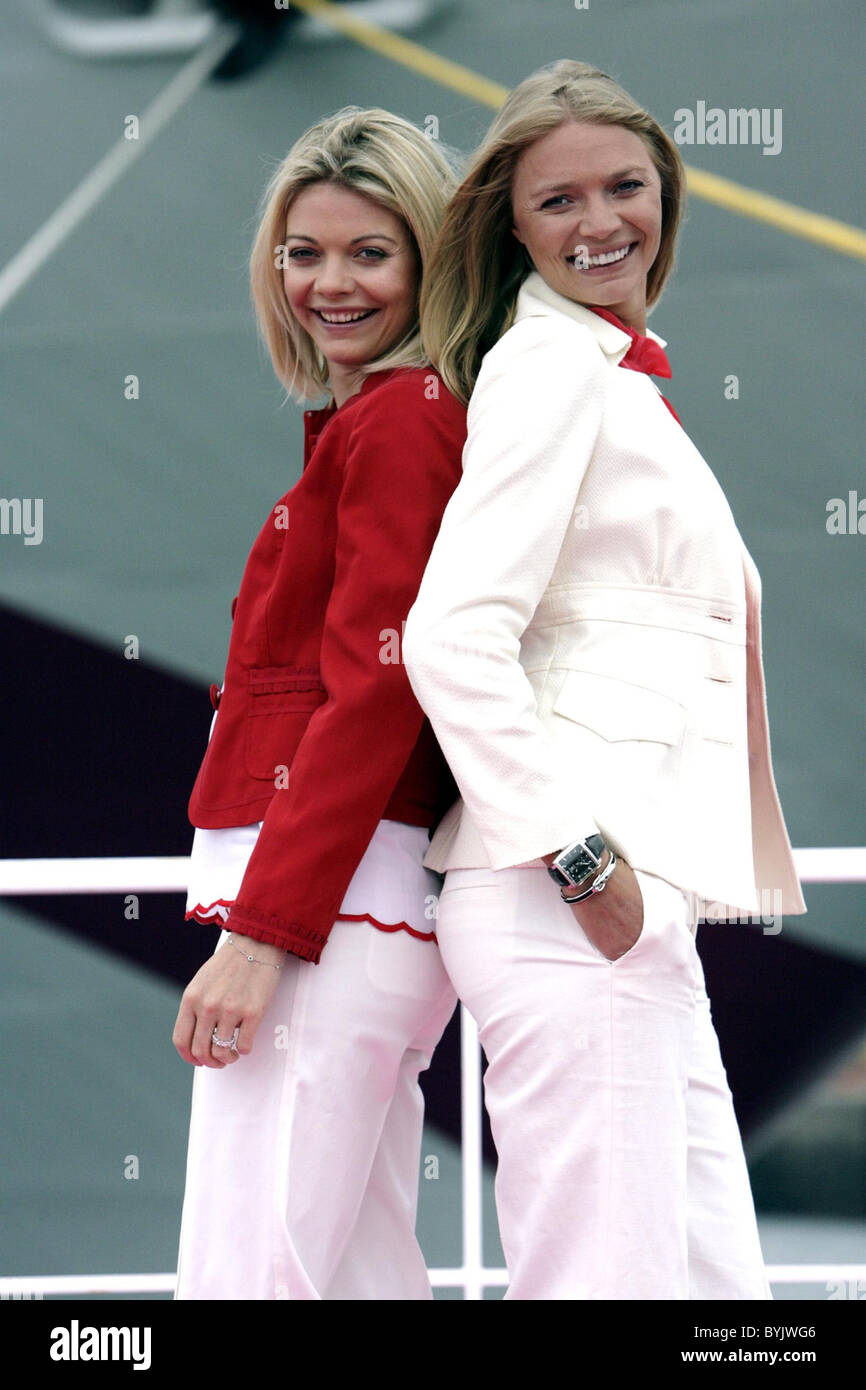 Jemma Kidd and Jodie Kidd attending the naming and launch of Ocean ...