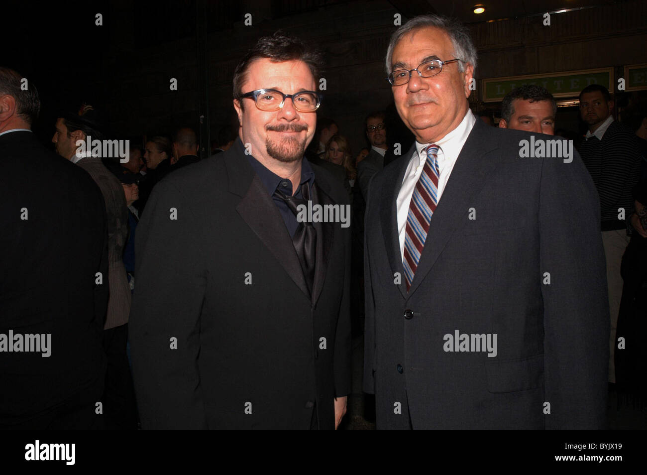 Nathan Lane and Barney Frank Opening night for 'Deuce' at the Music Box ...