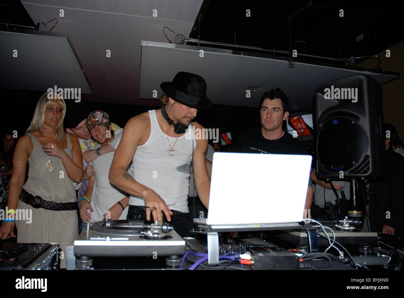 Kid Rock PAMA Pomegranate Liqueur Stereo at Derby Party at Club Felt ...