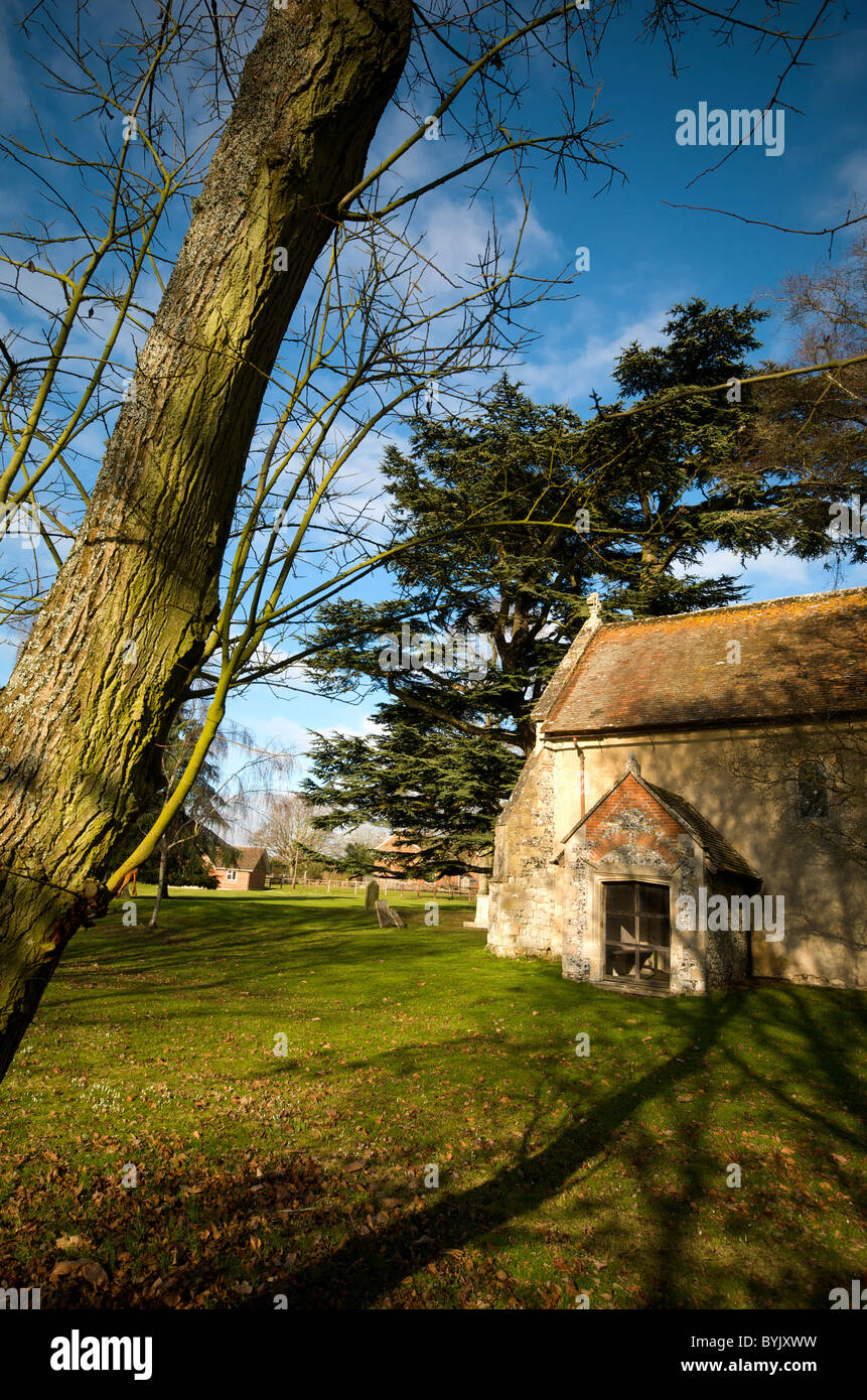 Avington Church Berkshire UK Stock Photo - Alamy