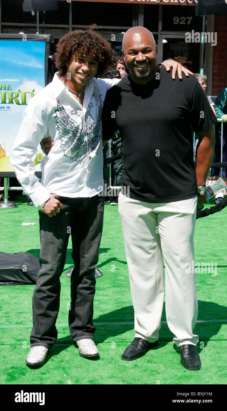 Corbin Bleu, guest "Shrek the Third" Los Angeles Premiere - Red Carpet ...