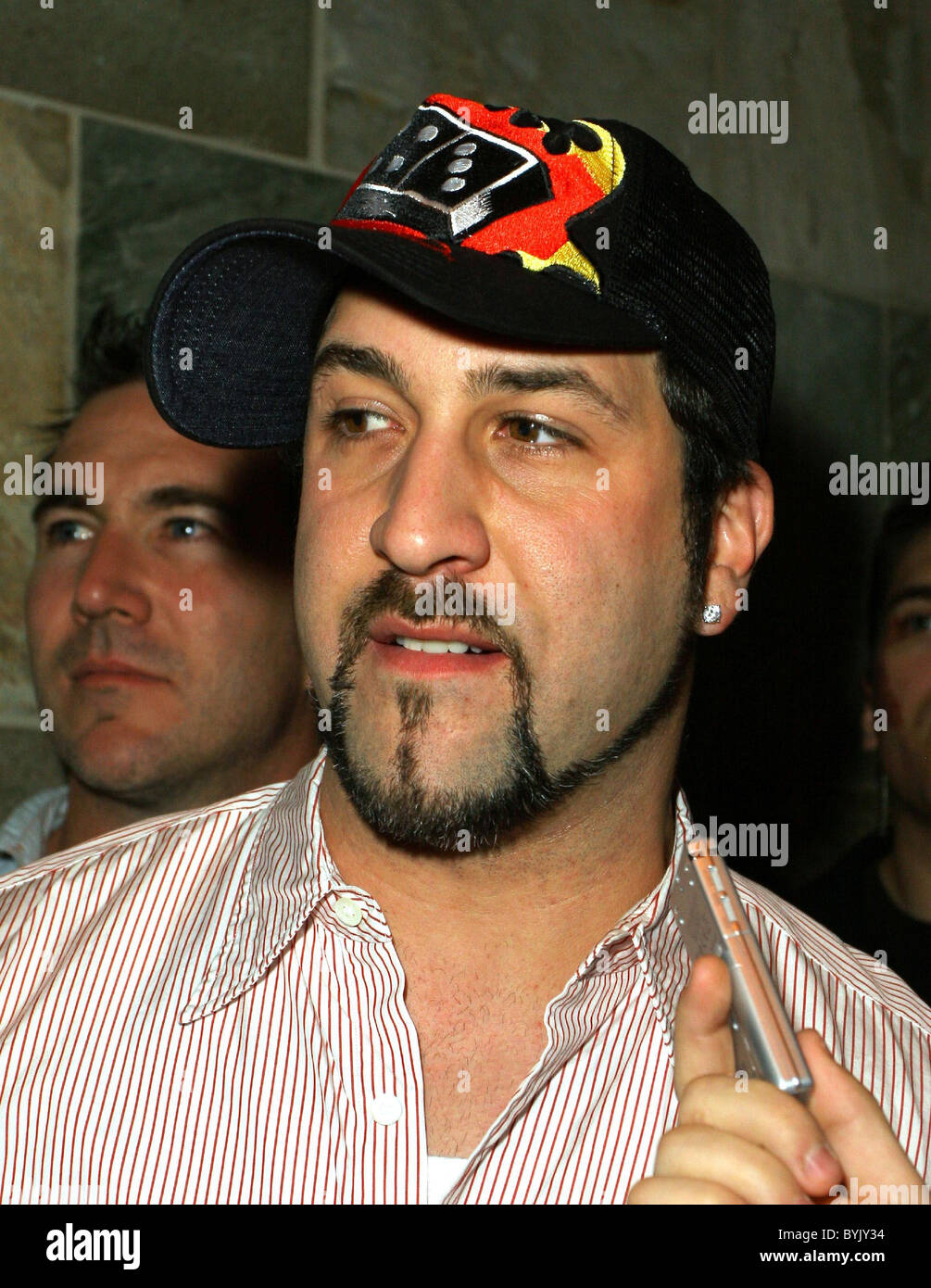 Joey Fatone former N'SYNC band member and contestant on ' Dancing with ...