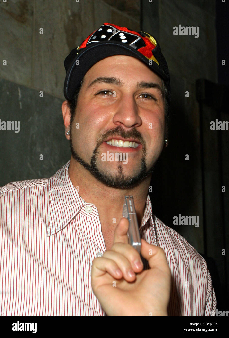 Joey Fatone former N'SYNC band member and contestant on ' Dancing with ...