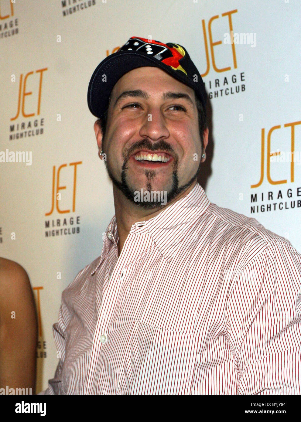 Joey Fatone former N'SYNC band member and contestant on ' Dancing with ...