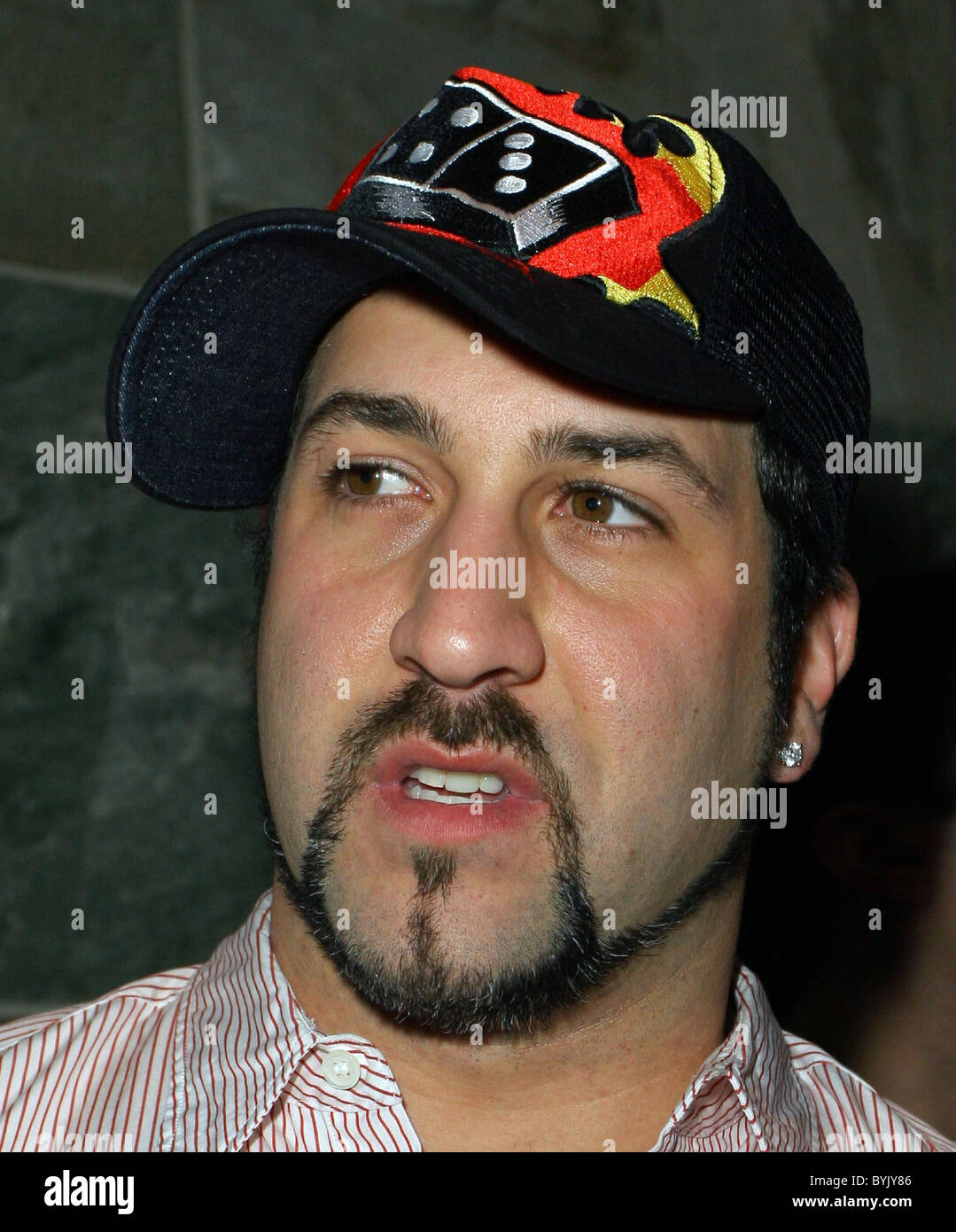 Joey Fatone former N'SYNC band member and contestant on ' Dancing with ...