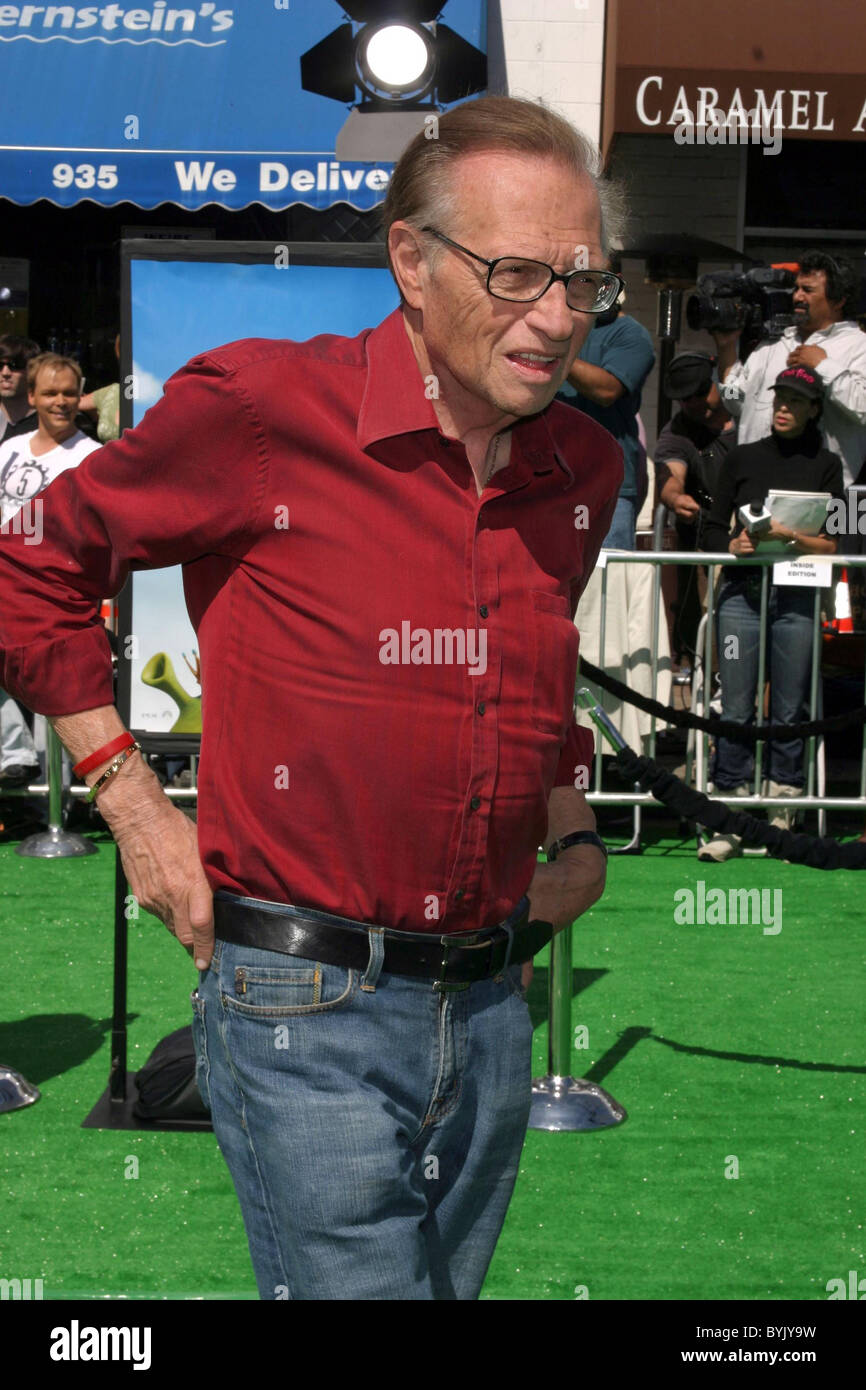 Larry King "Shrek the Third" Los Angeles Premiere - Green Carpet held ...
