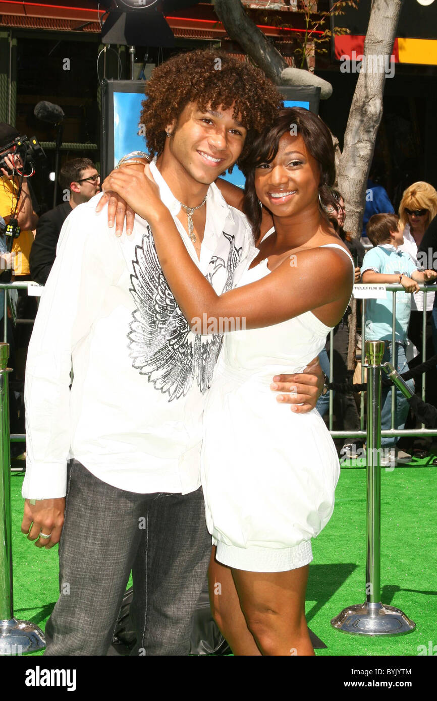 Corbin Bleu and Monique Coleman "Shrek the Third" Los Angeles Premiere ...