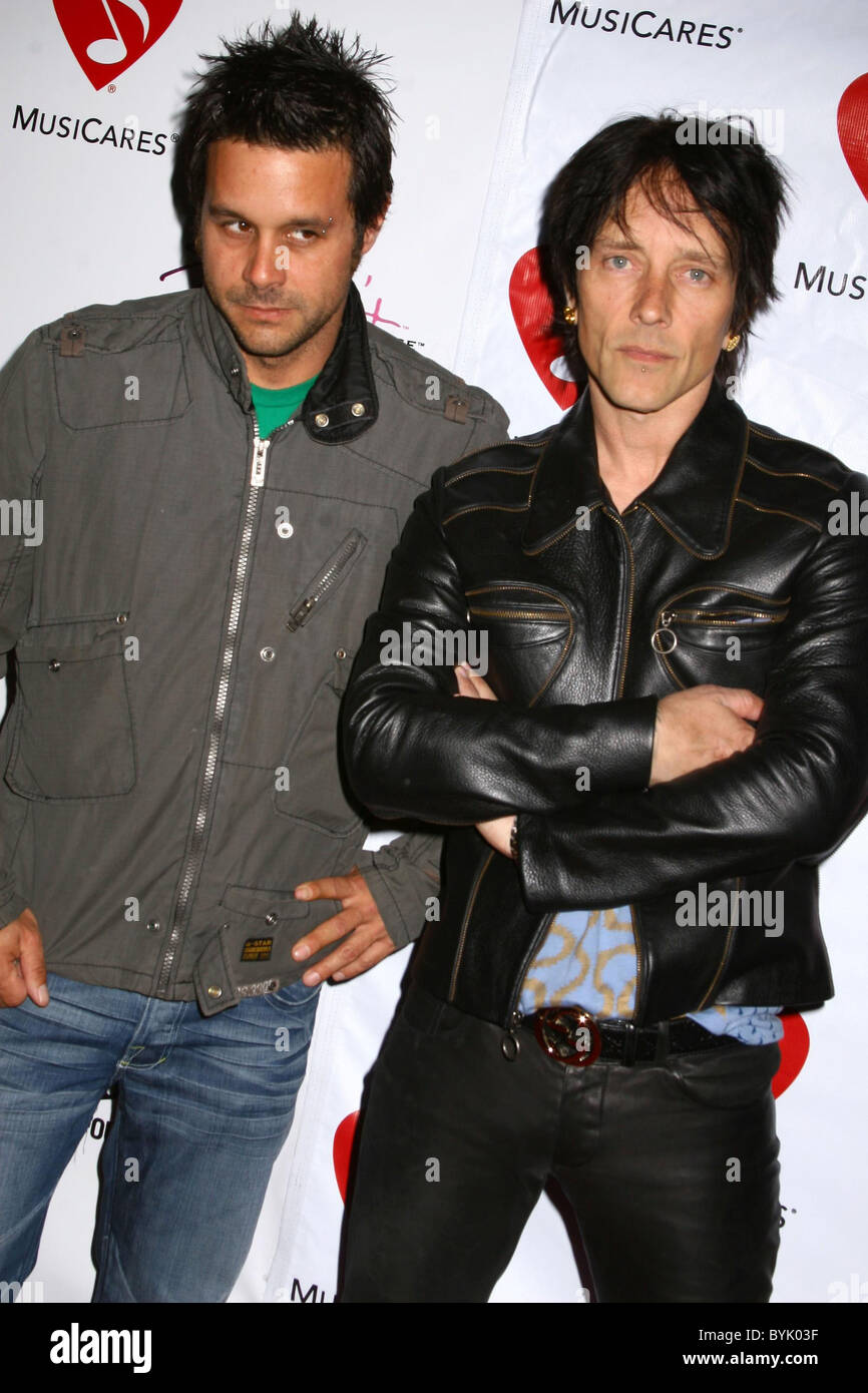 Ricky Warwick and Billy Morrison The 3rd Annual Musicares Map Fund ...