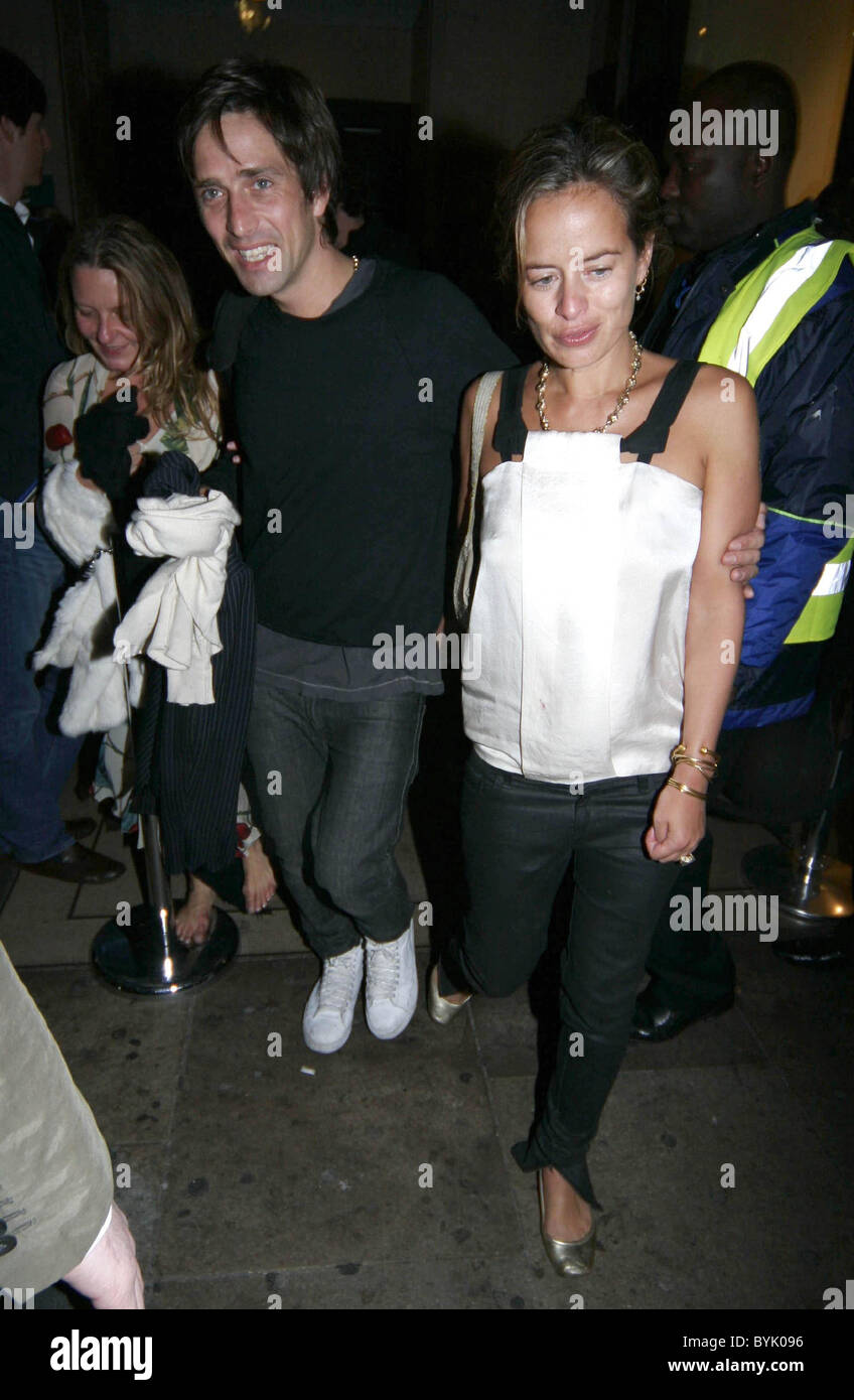 Jade Jagger and boyfriend Dan Williams leaving Amica club London ...