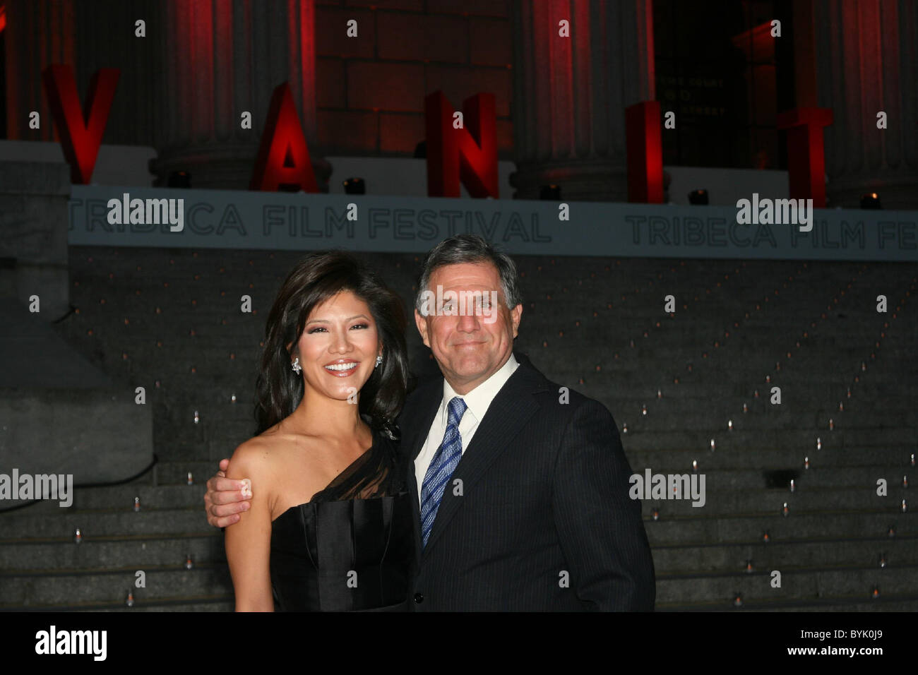 Julie Chen And Leslie Moonves Vanity Fair 2007 Tribeca Film Festival