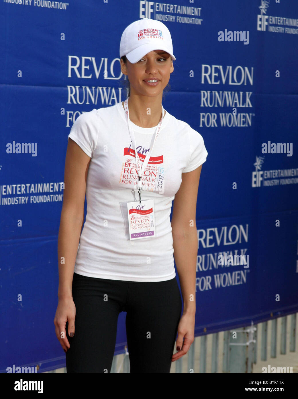 Jessica Alba The Entertainment Industry Foundation Revlon Run/Walk ...