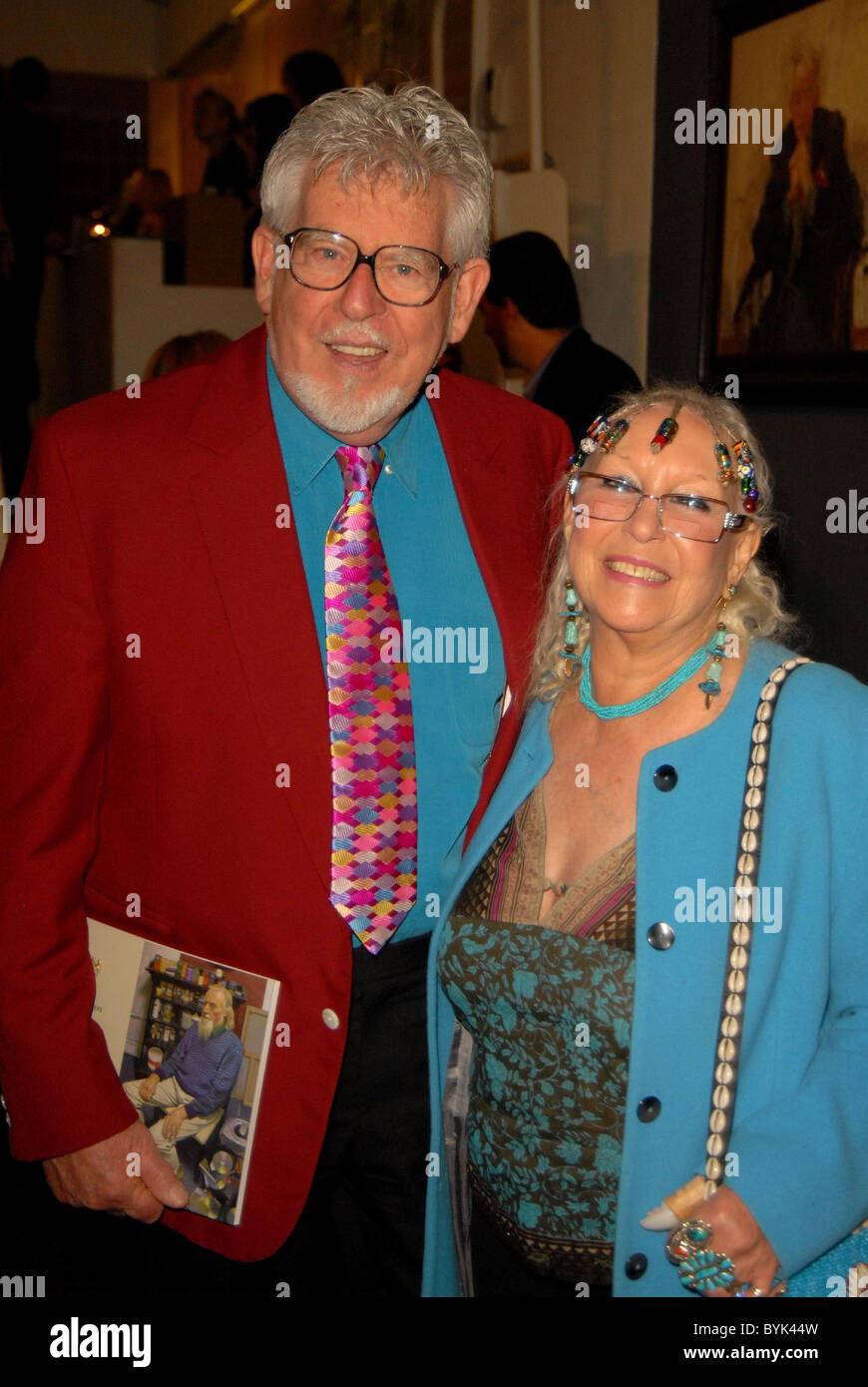 Rolf Harris and wife Royal Society of Portrait Painters - photocall at ...