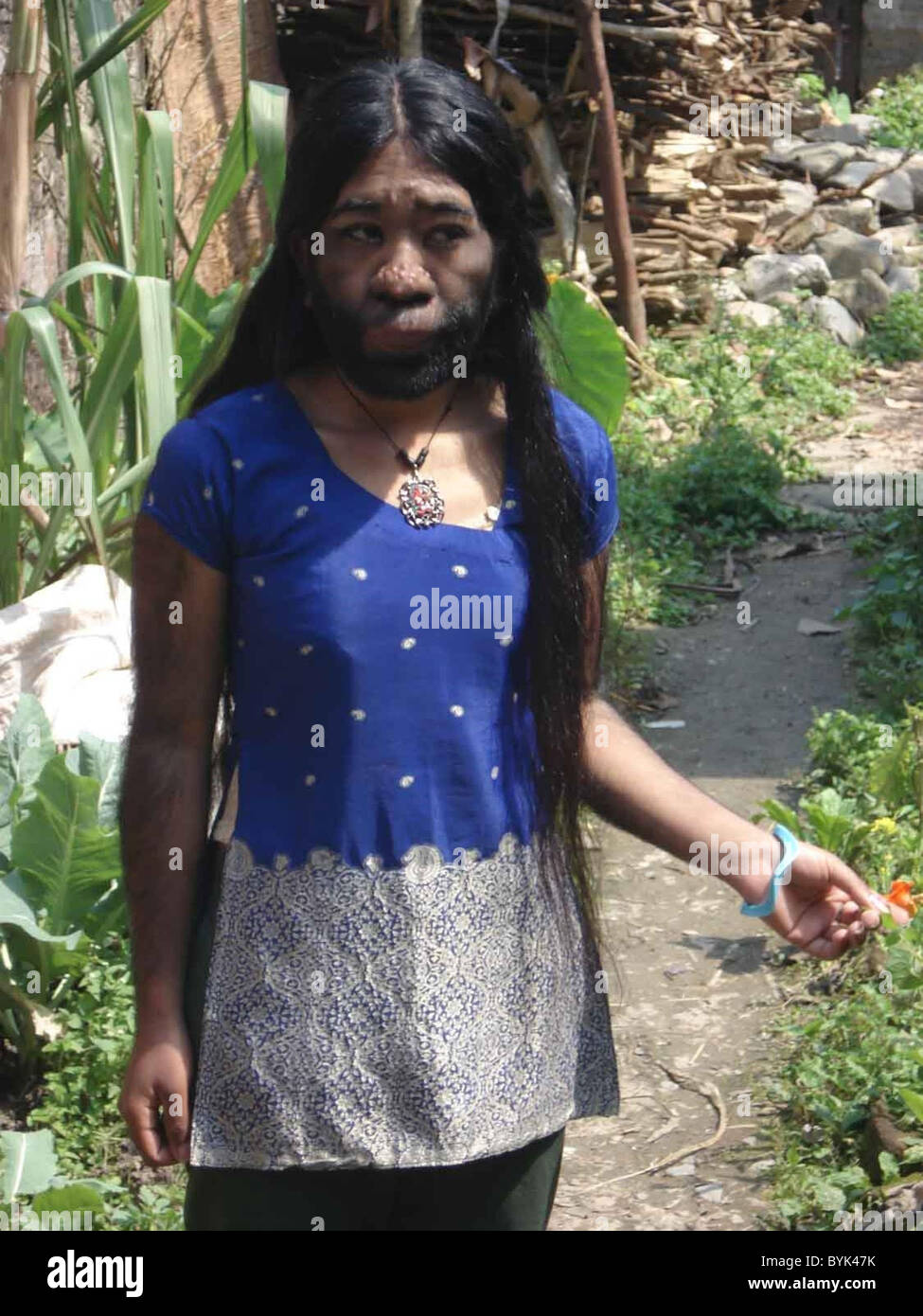 TEEN WOLF Sabita Shrestha is having a bad hair day - but unlike other ...