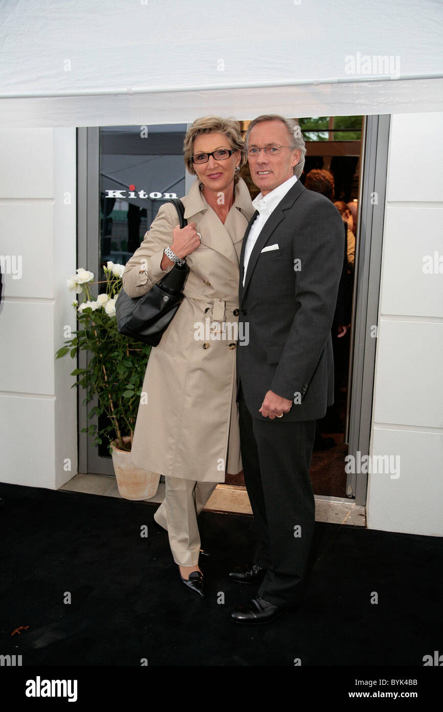 Almuth Wehmeyer, Bernd Wehmeyer, Grand Opening Kiton Flagship Store ...