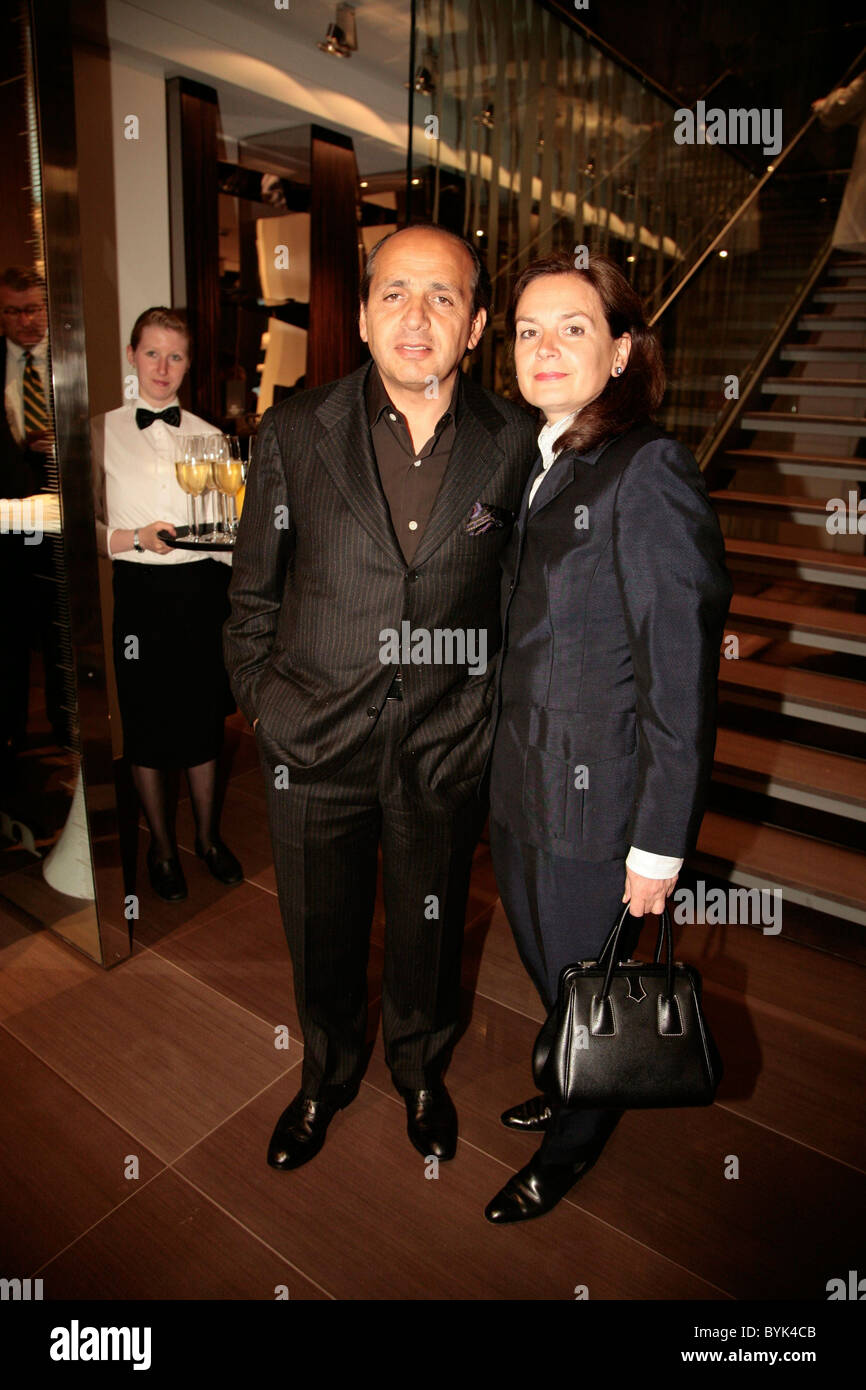 Hadi Teherani, Linda Struengmann, Grand Opening Kiton Flagship Store ...