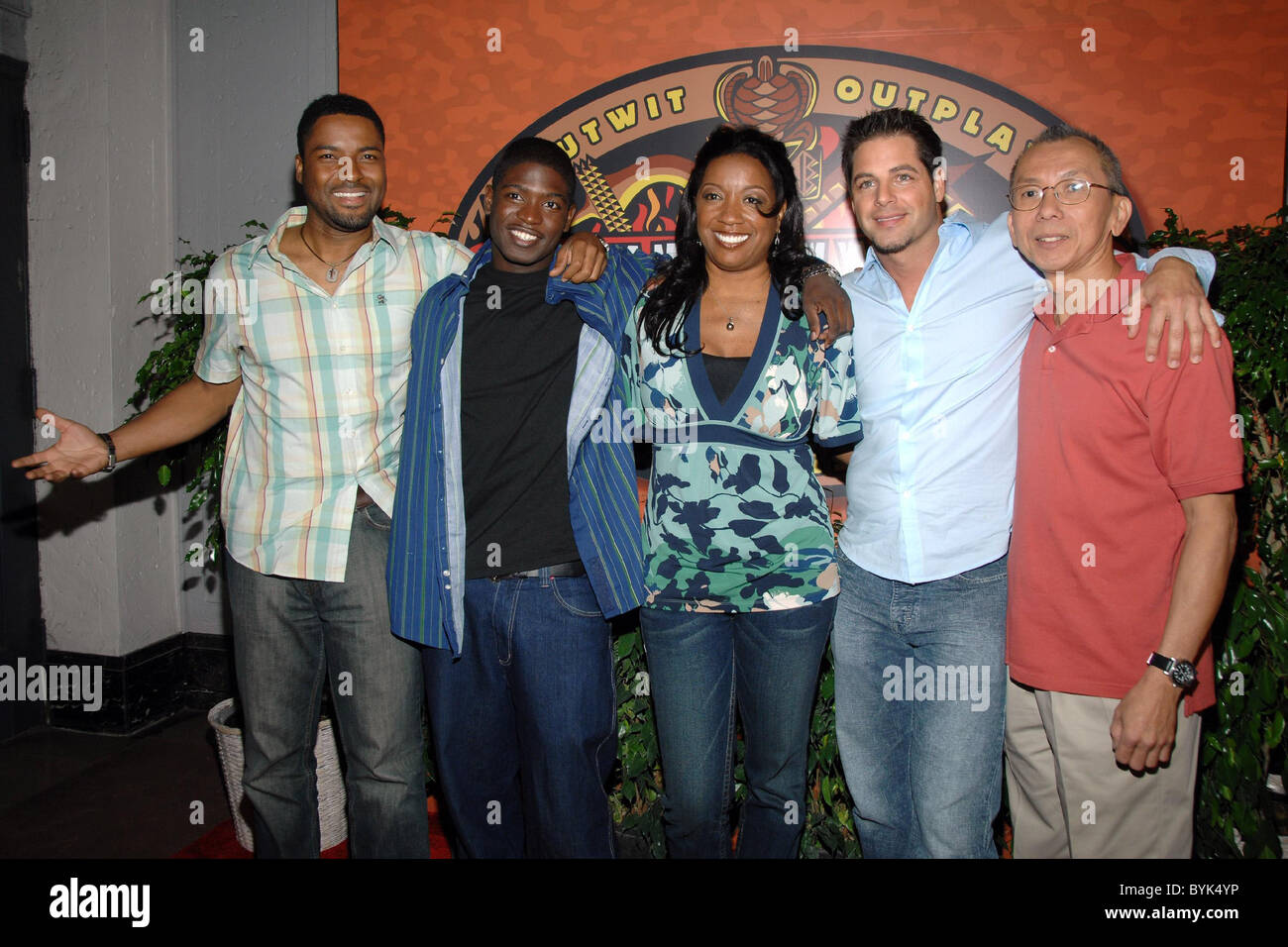 Earl Cole, the winner of Survivor: Fiji, Andria "Dre" Herd, Cassandra ...
