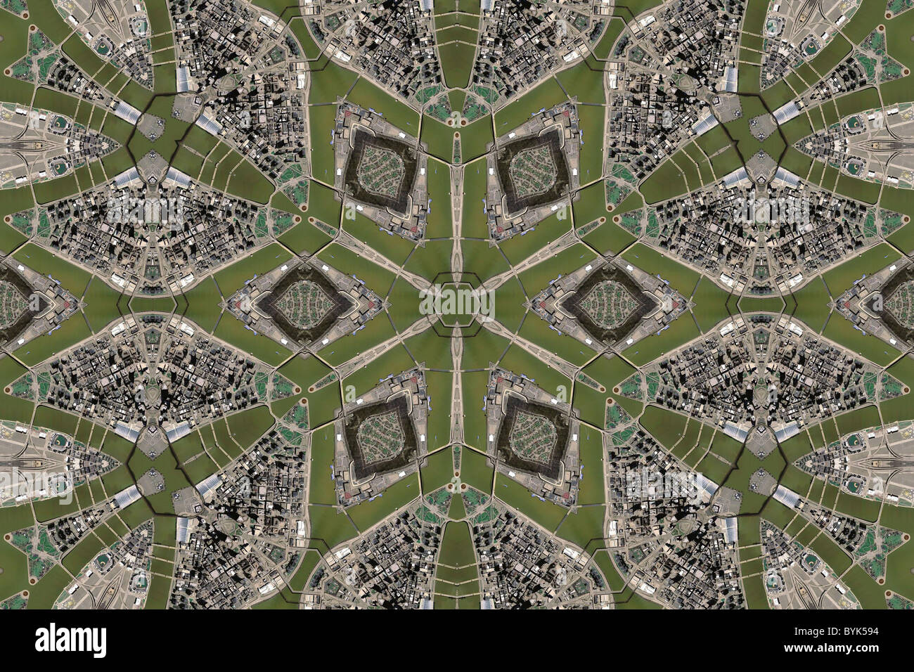 Kaleidoscopic Maps Nikolas Schiller combines geography with art. He ...