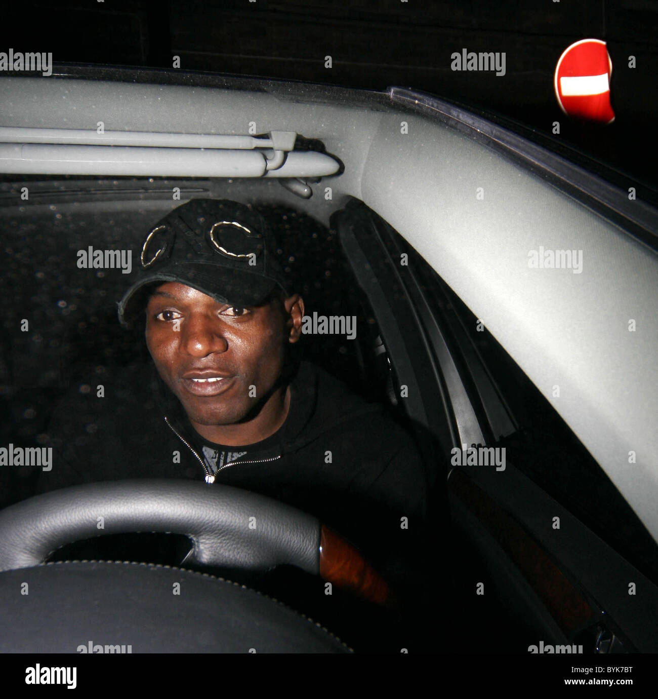 Geremi Njitap football player for the team Chelsea leaving the Movida ...