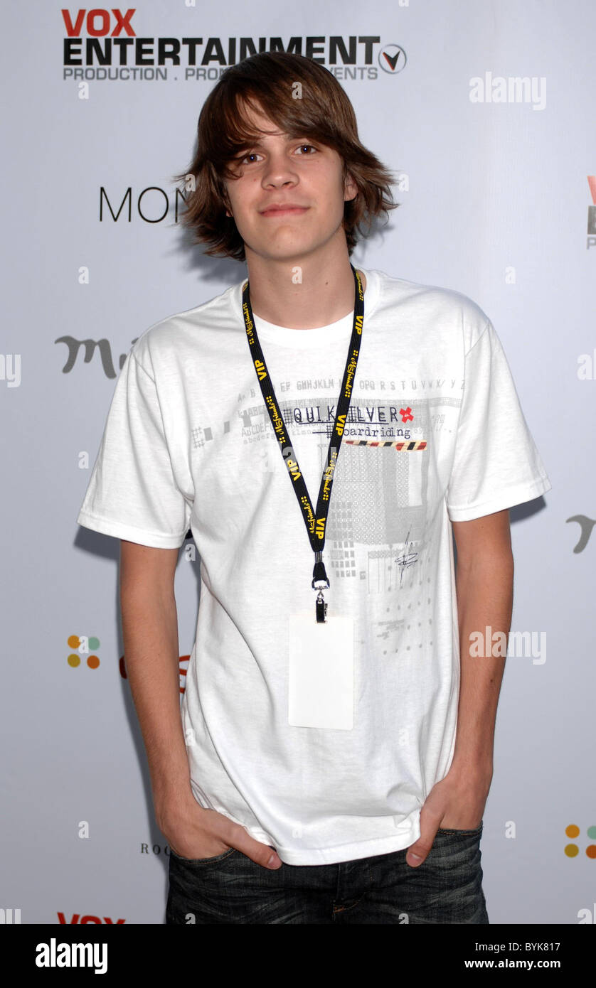 Johnny Simmons 'Rock and Shop for MS' annual fundraising at the Skybar ...