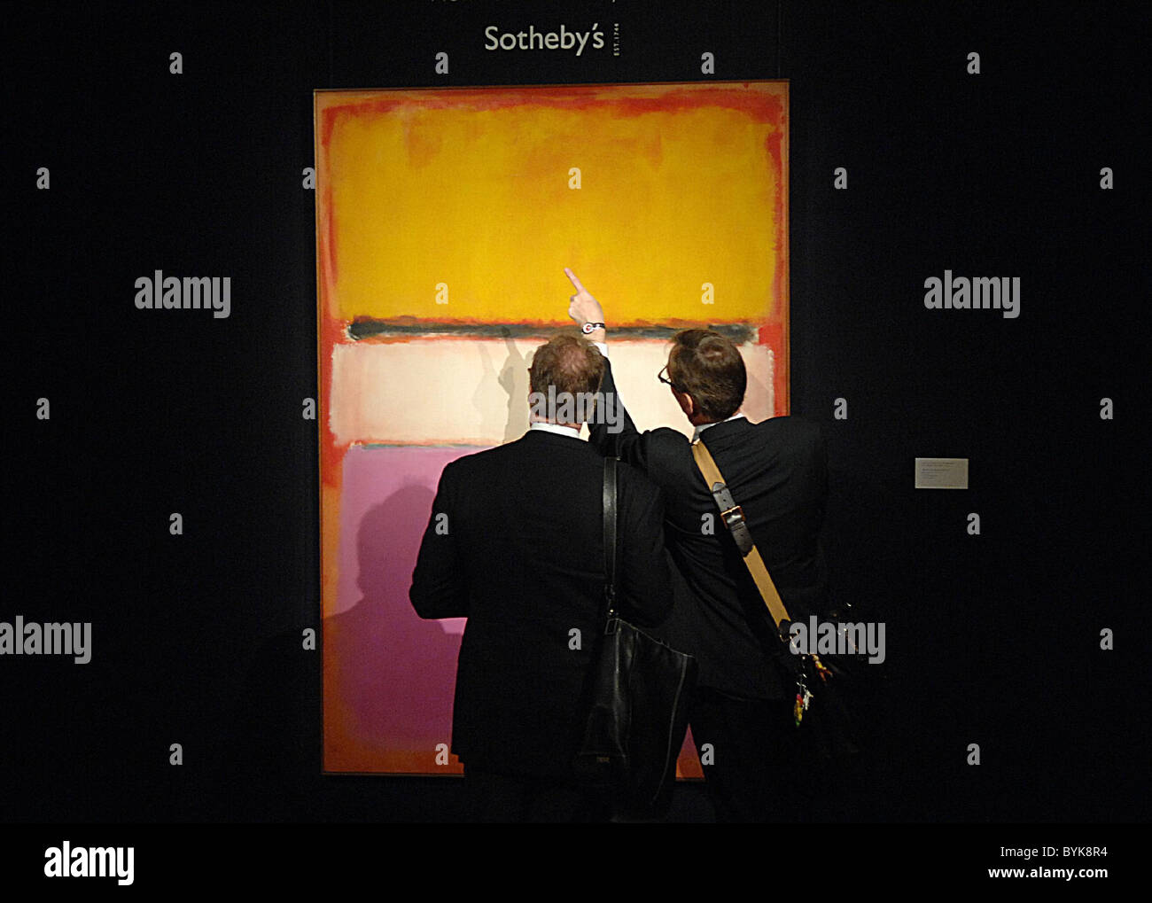 Mark Rothko - White Center Photocall in advance of the New York auction ...