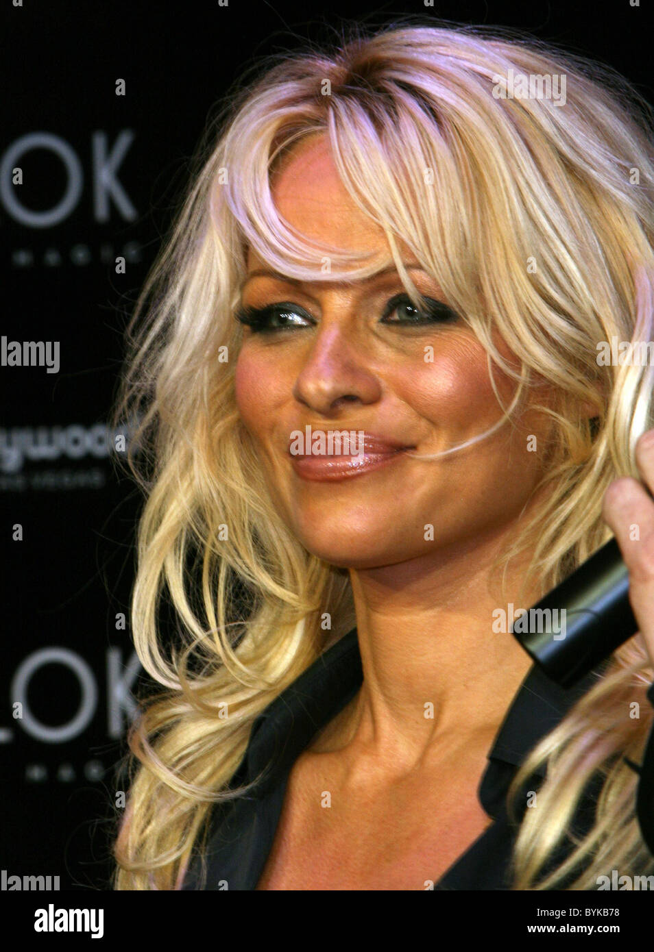 Pamela Anderson promotes her guest starring role in Hans Klok's 'The ...