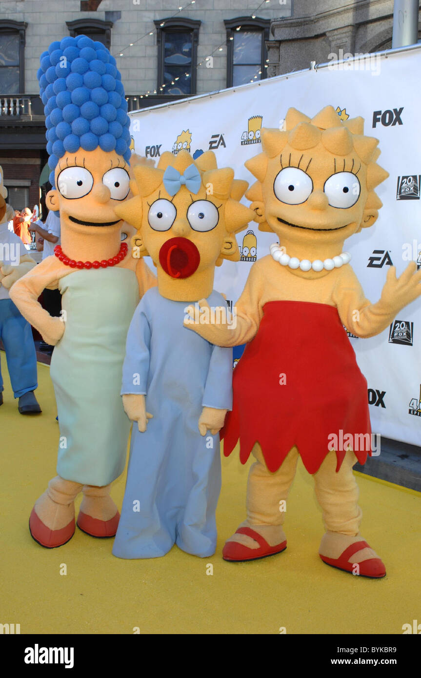 The Simpsons 400th episode party - arrivals held at the Fox lot Los ...